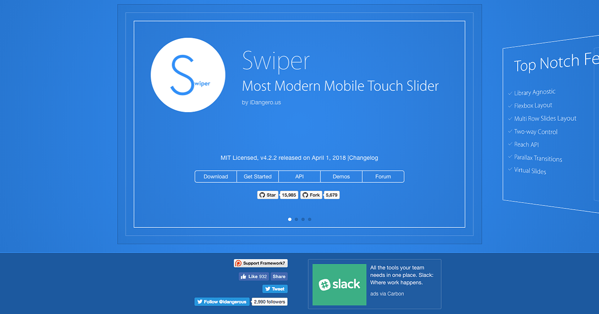 スワイプが超スムーズ！スライダー系JavaScript「Swiper」を使ってみた - chiilog